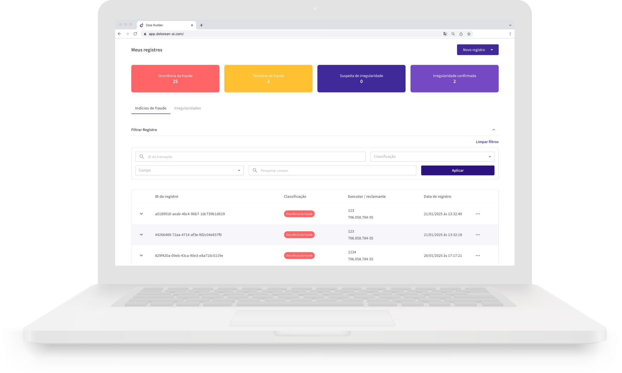 Watchlist - Data Rudder